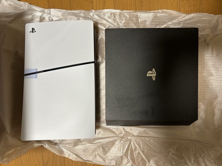 PS5(CFI-2000A01)とPS4Proのサイズ差を比較しつつ同梱物まとめ。 | ねんごたれログ